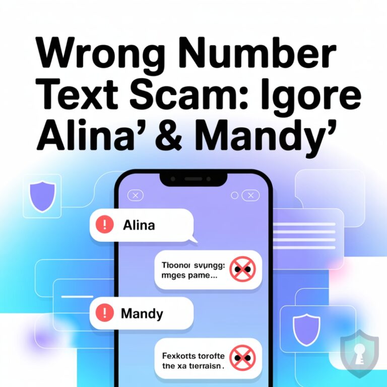 Wrong Number Text Scam: Ignore "Alina" & "Mandy"